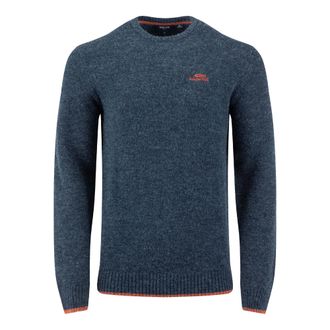Weird Fish Gorleston Sweatshirt f&uuml;r Herren, Rundhalsausschnitt (Marine)
