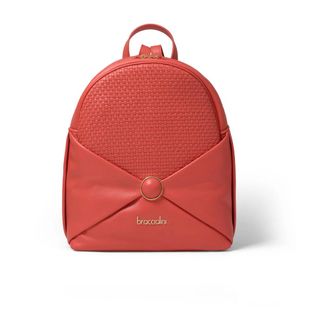 Braccialini Sac &agrave; dos en cuir - Femme - Sacs - Rouge - Taille: ONE Size