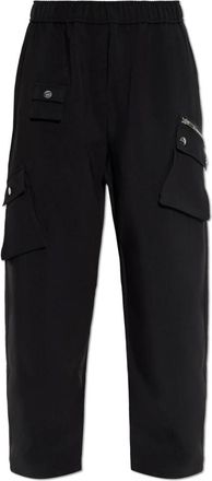 Ganni Femme, Pantalons, Noir, Taille: 42 FR Cargo Pantalons