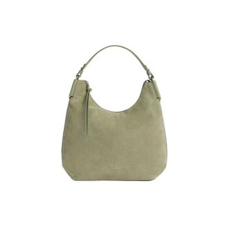 Coccinelle Sac &agrave; main Rebekka en daim - Femme - Sacs - Vert - Taille: ONE Size
