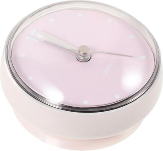 Amosfun Kleiner Badezimmer Wanduhr Aus Robustem Kunststoff Und Silikon Mit Saugnapf F&uuml;r Dusche Und Wellnessbereich Batteriebetrieben Einfache Montage