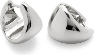 Monica Vinader Kleine Tapered Creolen - Silber