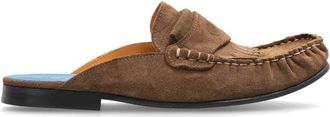 Marni Femme, Chaussures, Brun, Taille: 40 EU Mules en cuir
