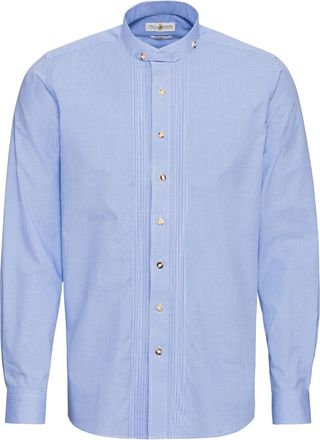 Almsach Karo-Stehkragenhemd Slim Ice, XXL
