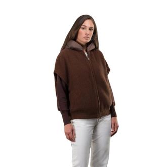 Moorer Femme, Pulls, Brun, Taille: 40 FR Amida-Ds3 Cape