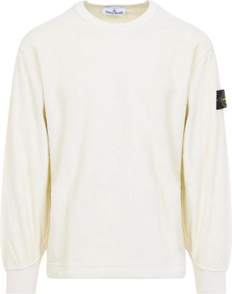 Stone Island Homme, Sweatshirts et sweats &agrave; capuche, Blanc, Taille: XL SweaT-shirts