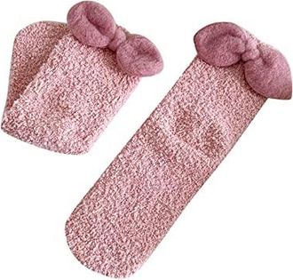 Generic Paire de chaussettes confortables en coton pour femme Imprim&eacute; animal 1 Chaussettes d&eacute;contract&eacute;es Chaussettes Chaussons chaussettes, rose, Taille uniqu