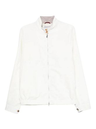 Brunello Cucinelli Bomber - Blanc