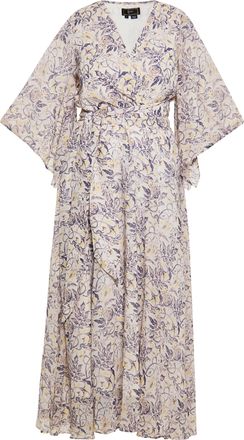 Faina Kleid Damen wei&szlig;e flieder