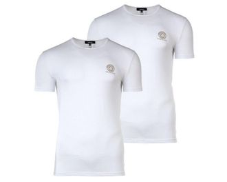 Versace T-Shirt Herren T-Shirt 2er Pack Baumwolle (Packung, 2er Pack)