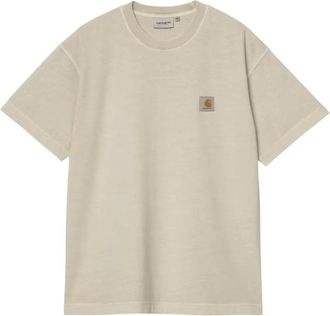 Carhartt Work in Progress Homme, Tops, Beige, Taille: L S/S Vista T-Shirt