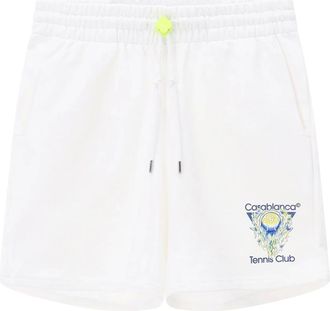 Casablanca Homme, Sport, Blanc, Taille: XL Tennis Club Icon Shorts