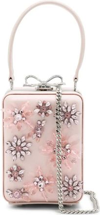 Self Portrait Clutches - Pink Embellished Clutch - Gr. unisize - in Rosa - f&uuml;r Damen