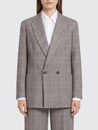 Circolo 1901 Zweireihiger Baumwoll-Blazer mit Tartanmuster