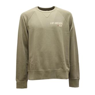 Fay 8647Al Archive Sweatshirt - - Sweatshirts & Hoodies - Herren - Gr&uuml;n - XL