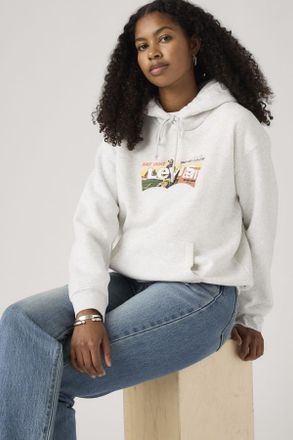 Levi's Sweat &Agrave; Capuche Everyday - Femme - Gris / Hoodie Heritage Ad Bw Orbit Heather Grey - XS