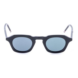 Thom Browne Acetate Oval Lunettes de soleil - Femme - Accessoires - Noir - Taille: 39 MM