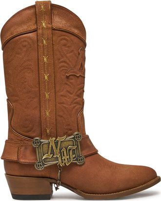 Naked Wolfe Cowboystiefel Naked Wolfe Outlaw 00021 Braun