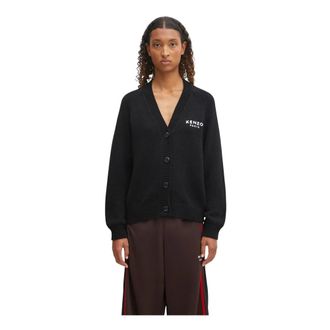 Kenzo Cardigan avec motif Boke Flower - Femme - Pulls - Noir - Taille: 36 FR