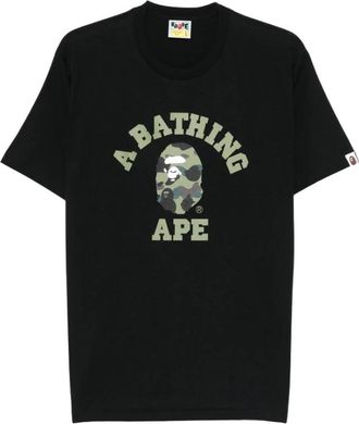 A Bathing Ape A Bathing Ape, Homme, Tops, Noir, Taille: M Crew Neck T-Shirt
