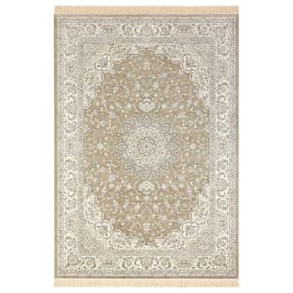 Nouristan Naveh Orient Teppich - Wohnzimmerteppich Orientalisch Kurzflor mit Fransen Vintage Orientalischer Samt-Teppich f&uuml;r Esszimmer, Wohnzimmer, Schlafzimmer