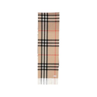 Burberry Kaschmirschal mit Karomuster - - Accessories - Herren - Beige - ONE SIZE