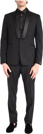 Tagliatore Homme, Costumes, Noir, Taille: L Costume crois&eacute;