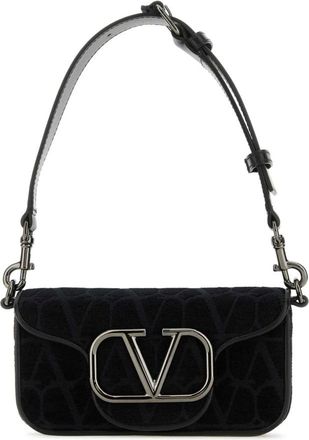 Valentino Garavani Homme, Sacs, Noir, Taille: ONE Size Mini Sac bandouli&egrave;re Loc&ograve; Toile Iconographe Valentino Garavani