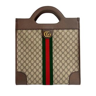 Gucci Sac fourre-tout vertical Ophidia Pre-owned - Femme - Pre-owned - Brun - Taille: ONE Size