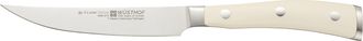 W&uuml;sthof W&uuml;sthof Steakmesser, Classic Ikon Cr&egrave;me (4096-6), 12 cm Klinge, geschmiedet, scharfes Fleischmesser, hochwertiges Design-Messer, wei&szlig;er Griff