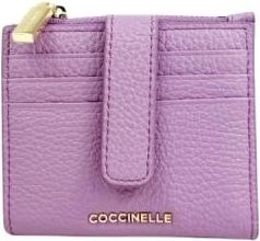 Coccinelle Femme, Accessoires, Rose, Taille: ONE Size Metallic Soft Portafoglio Piccolo