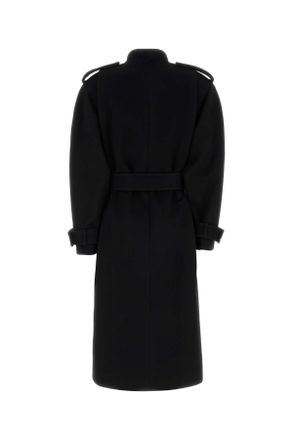 Chlo&eacute; Womens Black Wool Coat Virgin Jacket