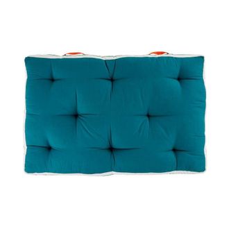 Atmosphera Coussin Palette Ext&eacute;rieur Yucatan 80x120cm Bleu Canard