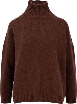 Max Mara Femme, Pulls, Brun, Taille: 42 FR Pull col roul&eacute; Borgia