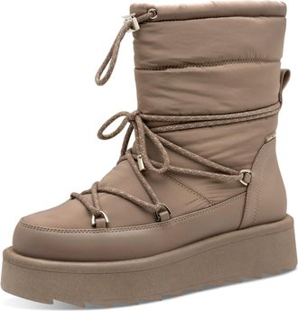 Tamaris Damen Stiefel Leder beige 37