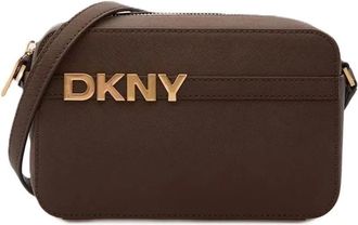 DKNY Dkny, Femme, Sacs, Brun, Taille: ONE Size Sac bandouli&egrave;re rectangulaire compact