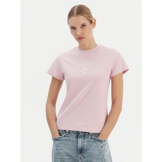 Guess T-Shirt V4YI21 KCDH1 Rosa Regular Fit