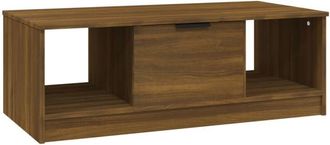 vidaXL Couchtisch Braun Eichen-Optik 102x50x36 cm Holzwerkstoff vidaXL