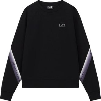 Emporio Armani Felpa Girocollo - - Sweatshirts & Hoodies - Damen - Schwarzk - XS