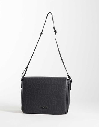 Valentino King Re - Sac bandouli&egrave;re avec &eacute;tui pour AirPods et monogramme - Marron-Brown