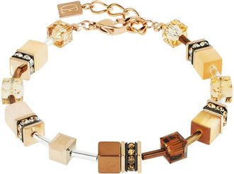 Coeur de Lion Armband - GeoCUBE Iconic Armband Mocha - Gr. ONE SIZE - in Braun - f&uuml;r Damen