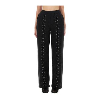 Rotate Lacing Sweatpants - - Trousers - Damen - Schwarzk - L