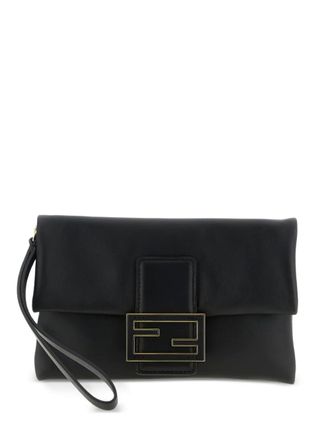 Fendi sac port&eacute; &eacute;paule Mamma Baguette - Noir