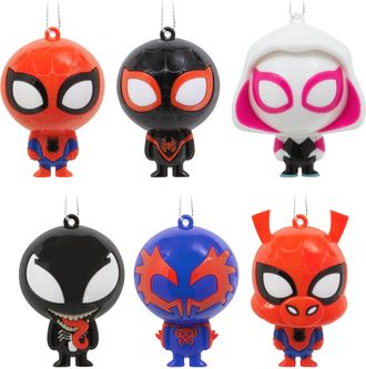 Hallmark Marvel Spider-Man Serie 4 Mystery Weihnachtsschmuck, bruchsicher, 2 Stück, Geschenke für Marvel-Fans