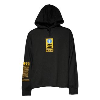 Dolce & Gabbana Kapuzenpullover mit DG-Schild - - Sweatshirts & Hoodies - Herren - Schwarzk - S
