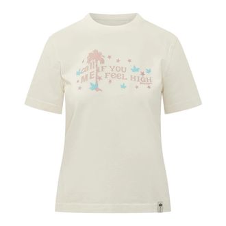 Palm Angels Feel High REG TEE - - Tops - Damen - Wei&szlig; - S