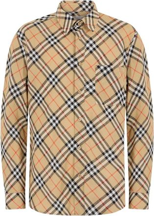 Burberry Homme, Chemises, Beige, Taille: XL Blouses & Chemises