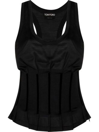 Tom Ford Tanktop mit U-Ausschnitt - Schwarz