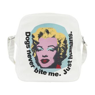 Comme Des Gar&ccedil;ons Marilyn Schultertasche Wei&szlig; Frontdruck - - Bags - Herren - Wei&szlig; - ONE SIZE