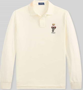 Polo Ralph Lauren Poloshirt mit B&auml;ren-Stickerei
